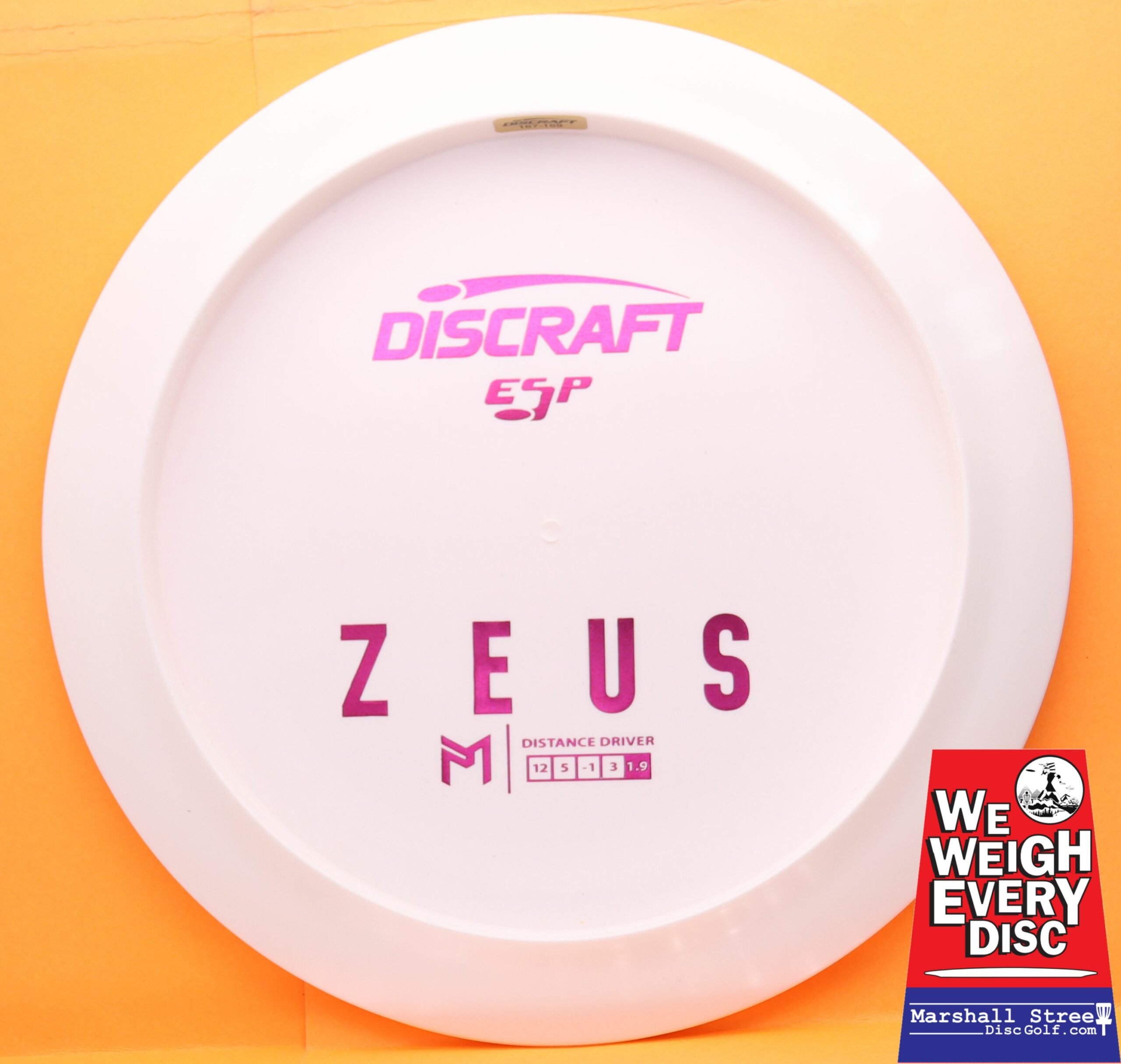 ESP Zeus, Paul McBeth - Bottom Stamp • Marshall Street Disc Golf